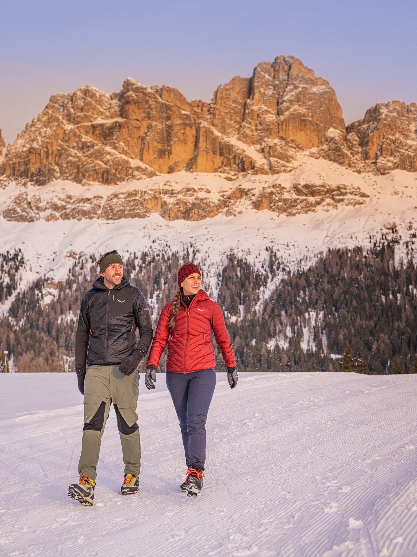 The Rosengarten, part of the Dolomites UNESCO World Heritage Site in ...